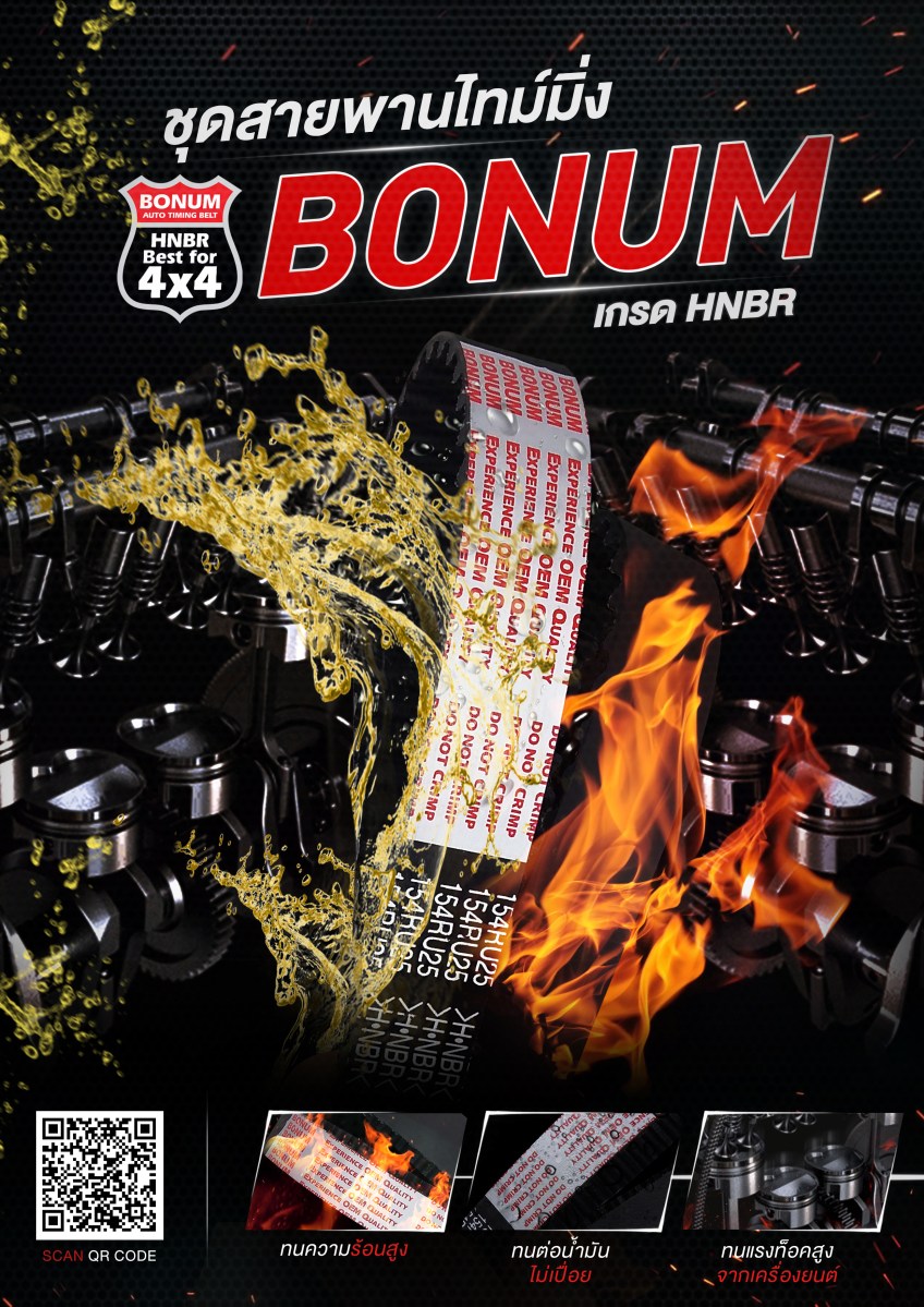 สมุดราคาสายพาน BONUM อัพเดท – Bonum Belts สายพานโบนั่ม พัฒนาจากสนามแข่ง ...